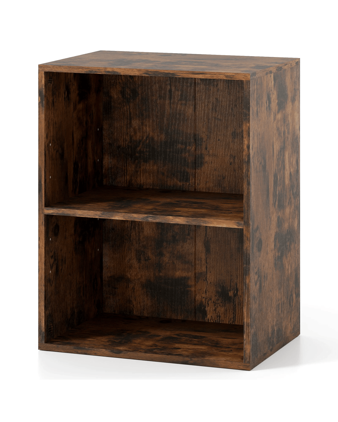 Costway 2-Cube Bookshelf Cubby Storage Organizer Display Shelf w/5 ...