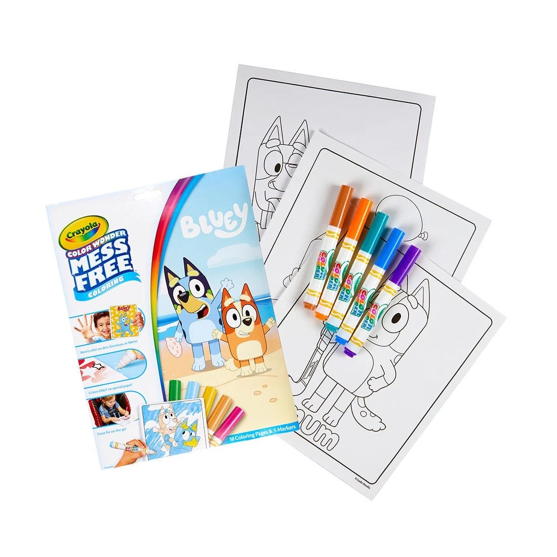 Crayola Colour Wonder Foldalope Bluey - Blue - Kmart