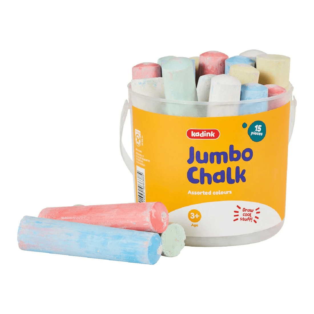 Kadink Chalk Bucket 15 Pack - Kmart