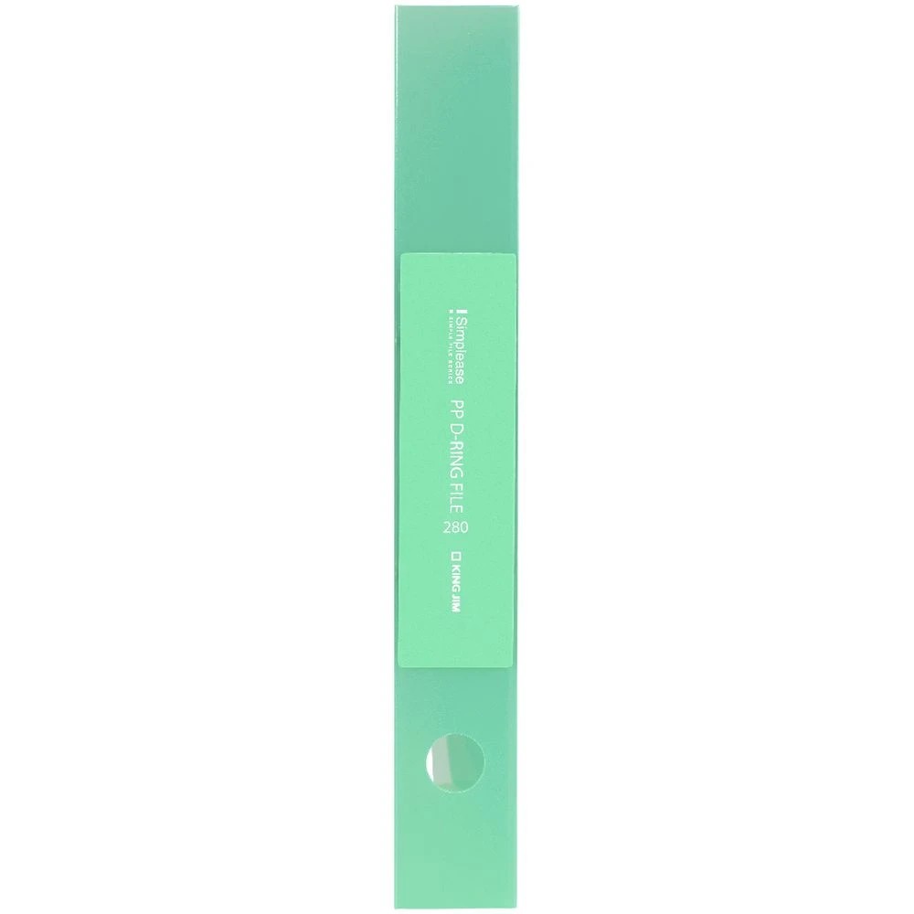 King Jim A4 2 D-Ring Simplease Binder 30mm Green - Kmart