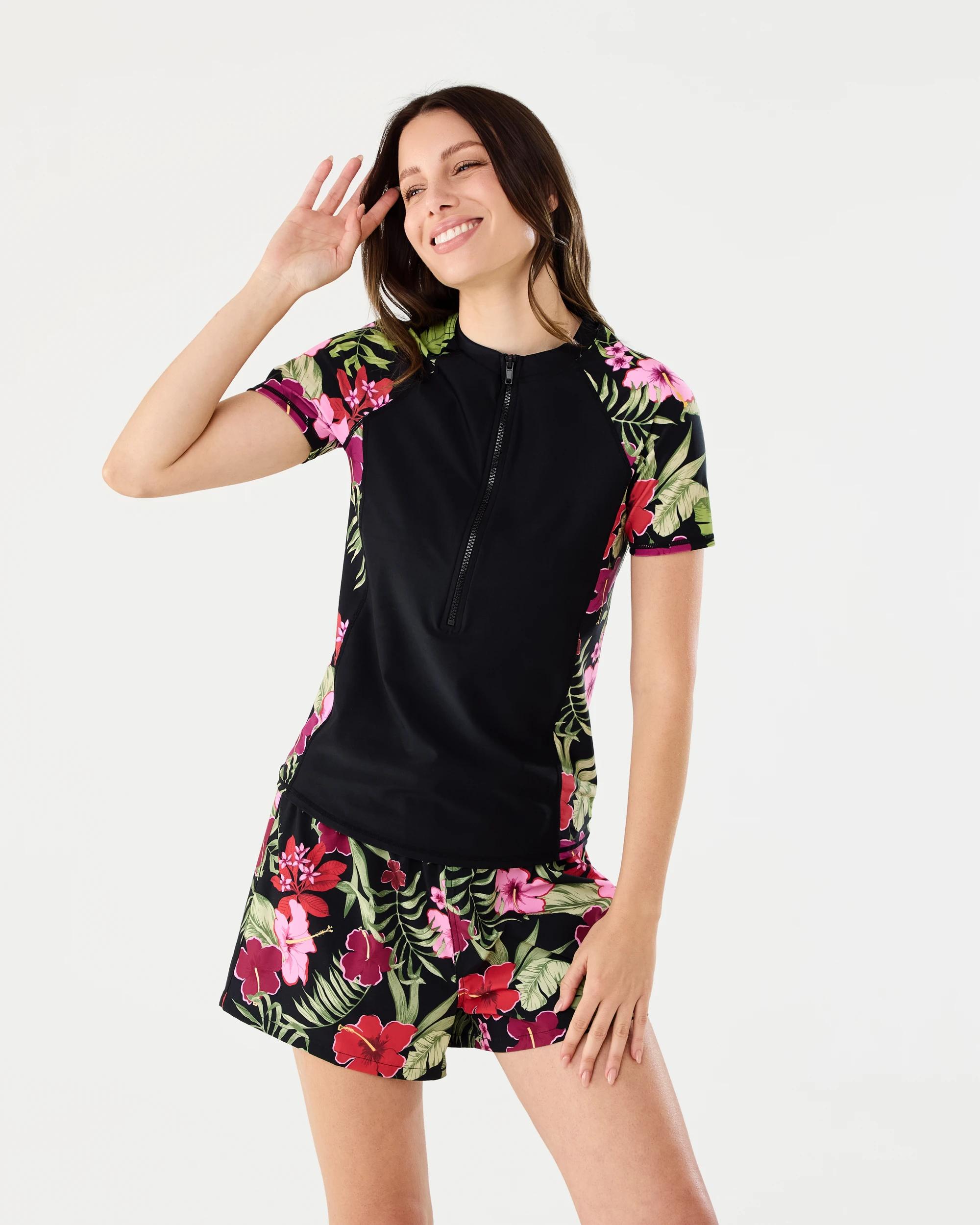 Short Sleeve Rash Vest - Kmart