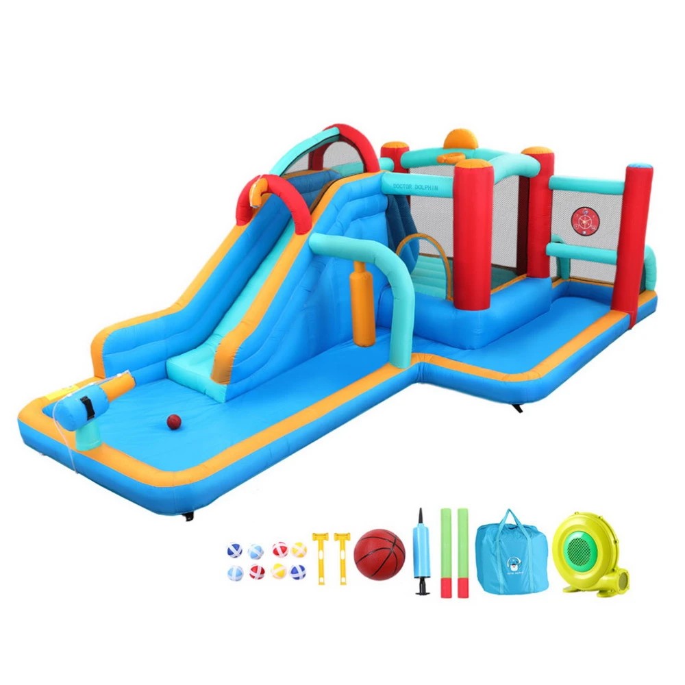 Kids Inflatable Water Slide Splash Pool Park Jumping Castle Bounce ...