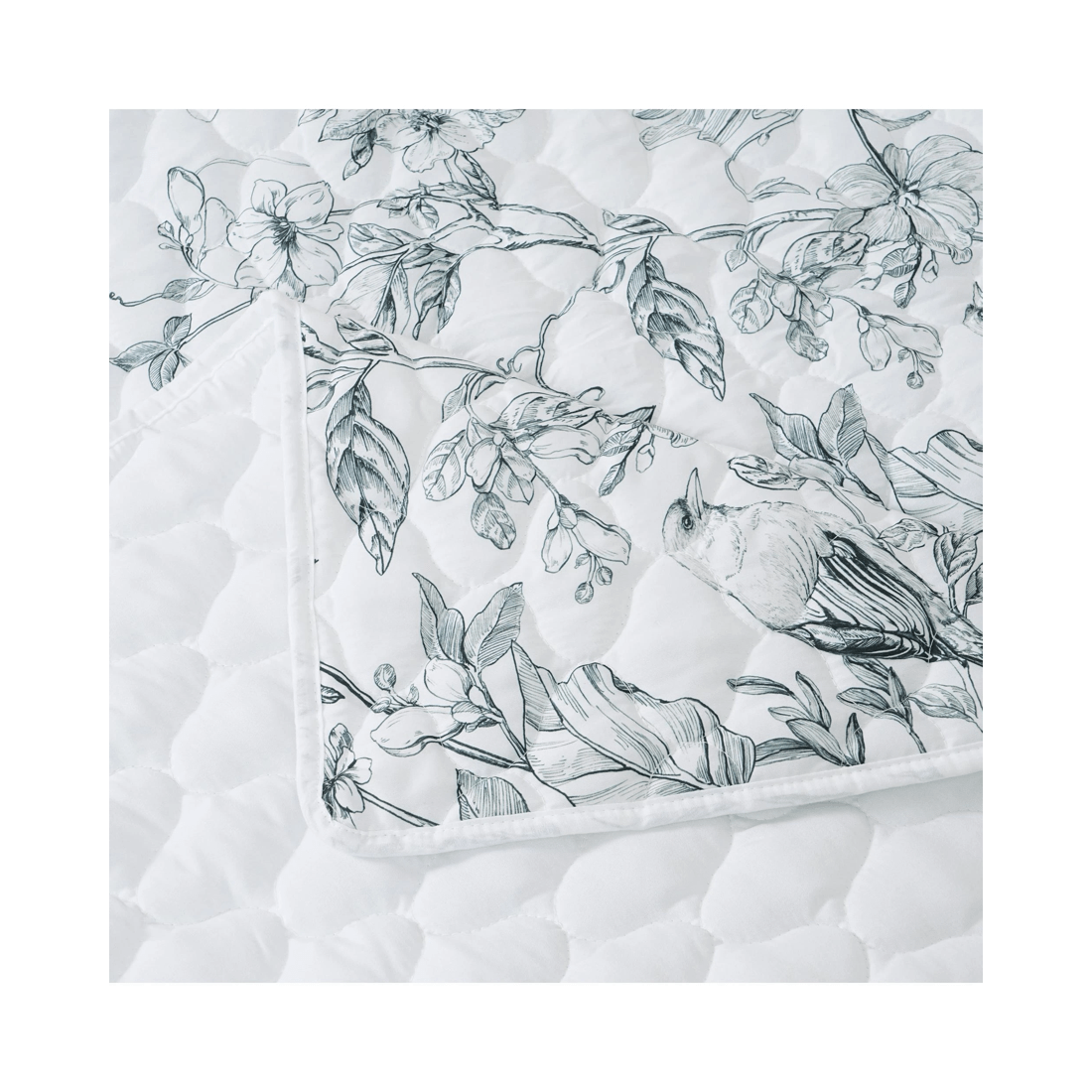 Bianca Bedding Gracie Floral Bedspread Set - Blue & White, King Single ...