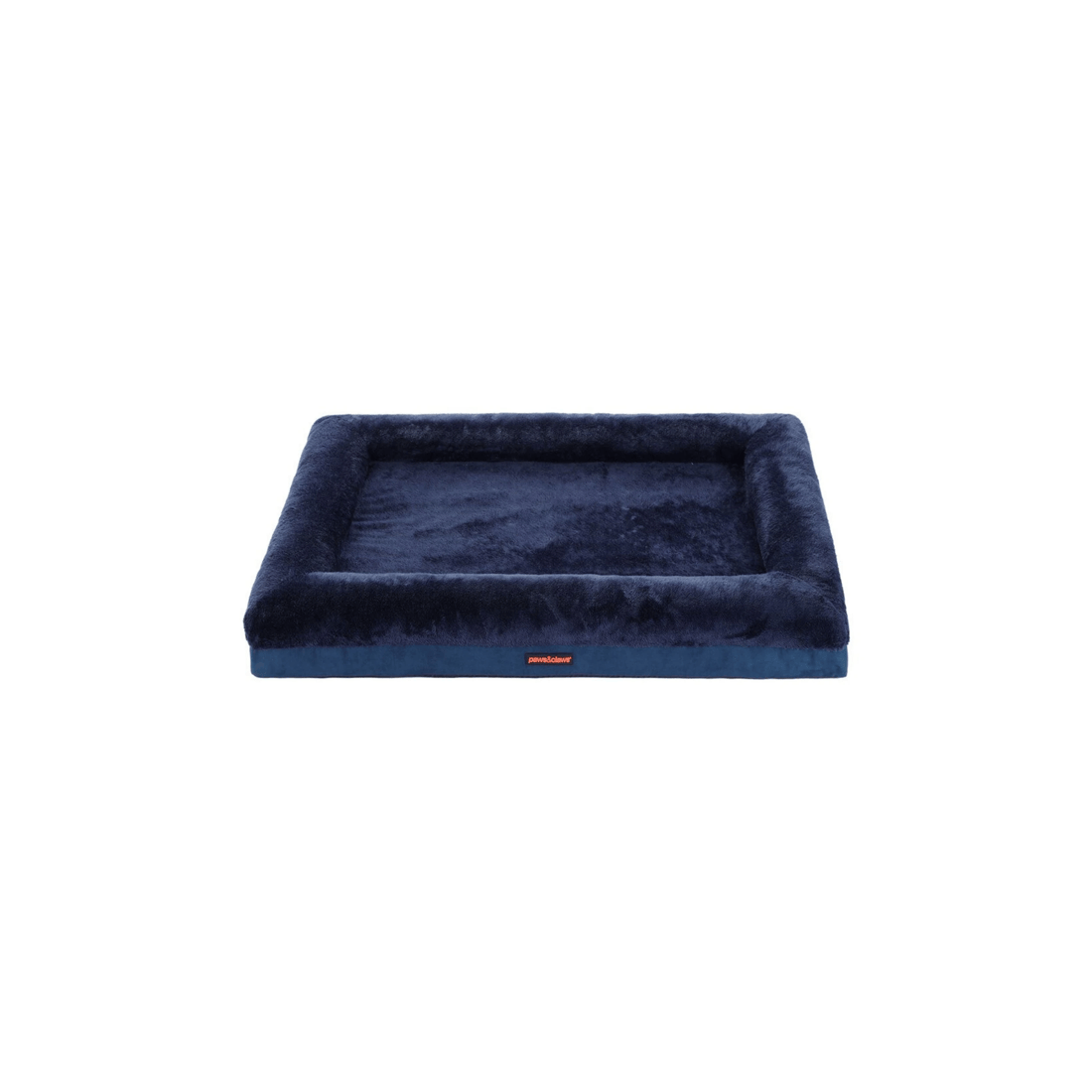 Paws And Claws Winston Orthopaedic Foam Walled Pet Bed Large Navy ...