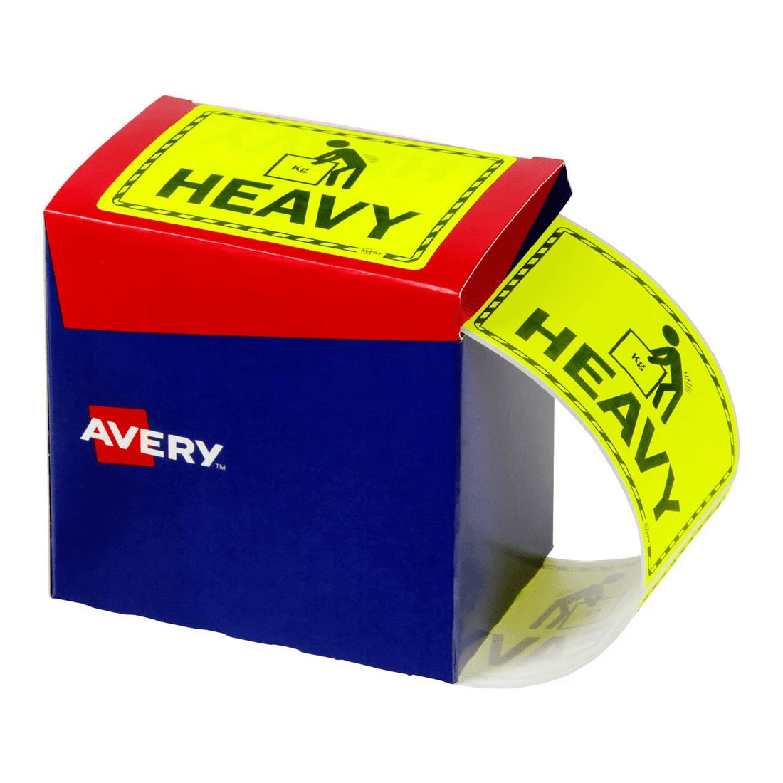 Avery Heavy Labels 75 x 99.6mm Yellow 750 Pack - Kmart
