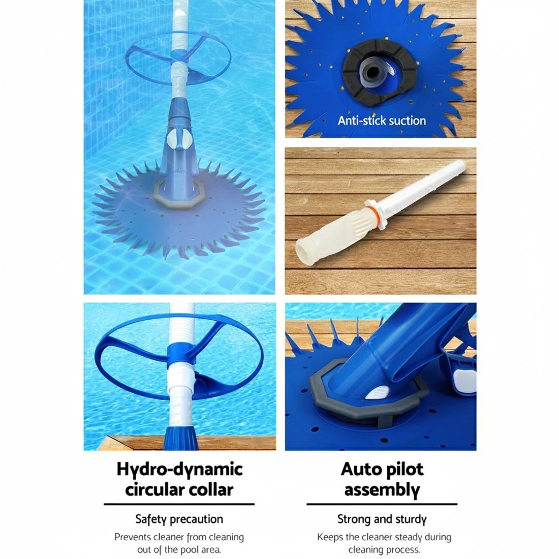 Aqua Buddy Pool Cleaner Automatic Vacuum Floor Climb Swimming Wall Pool ...