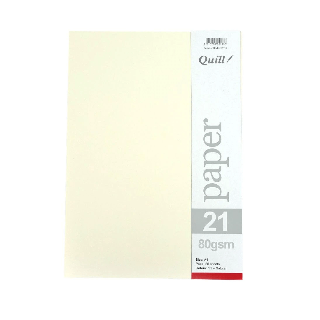 Quill A4 80gsm Paper Natural 25 Pack - Kmart