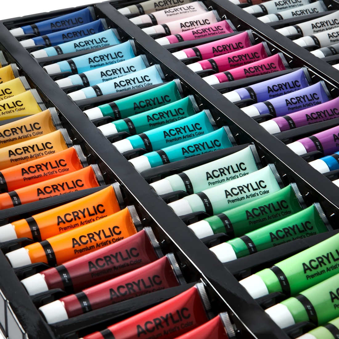 87 Piece Acrylic Paint Set - Kmart