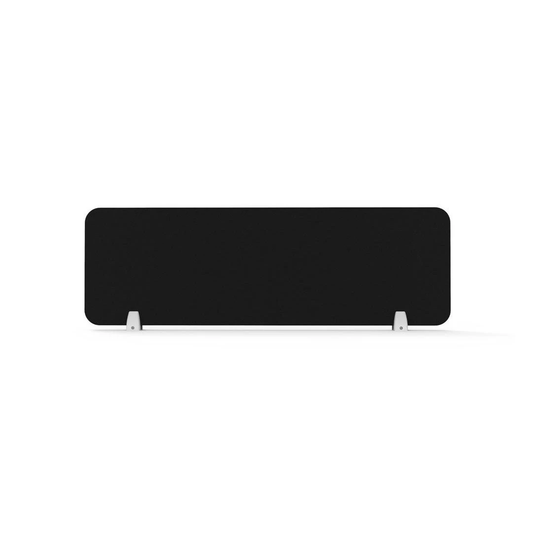 Furnx Eco Panel Screen Desk Mount 1190 x 400 mm Black/White - Kmart