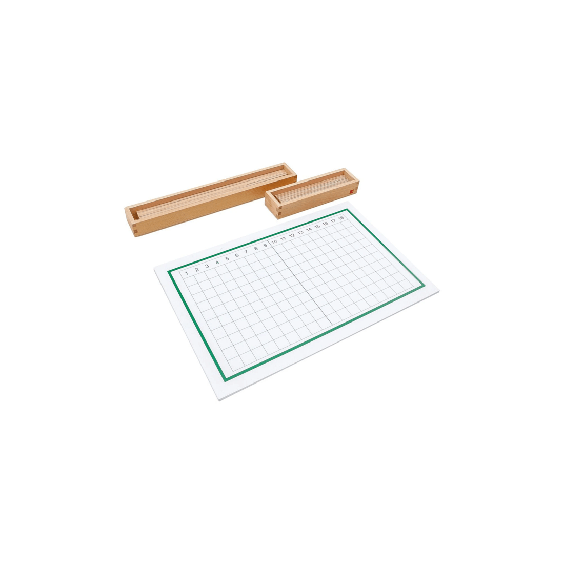 Gam Montessori Subtraction Strip Board Wooden Educational Toy For 3 ...