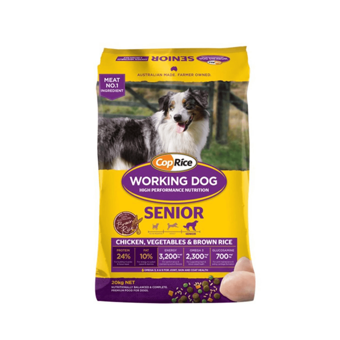 Coprice Working Dog Senior Chicken Dry Food 20kg - Kmart