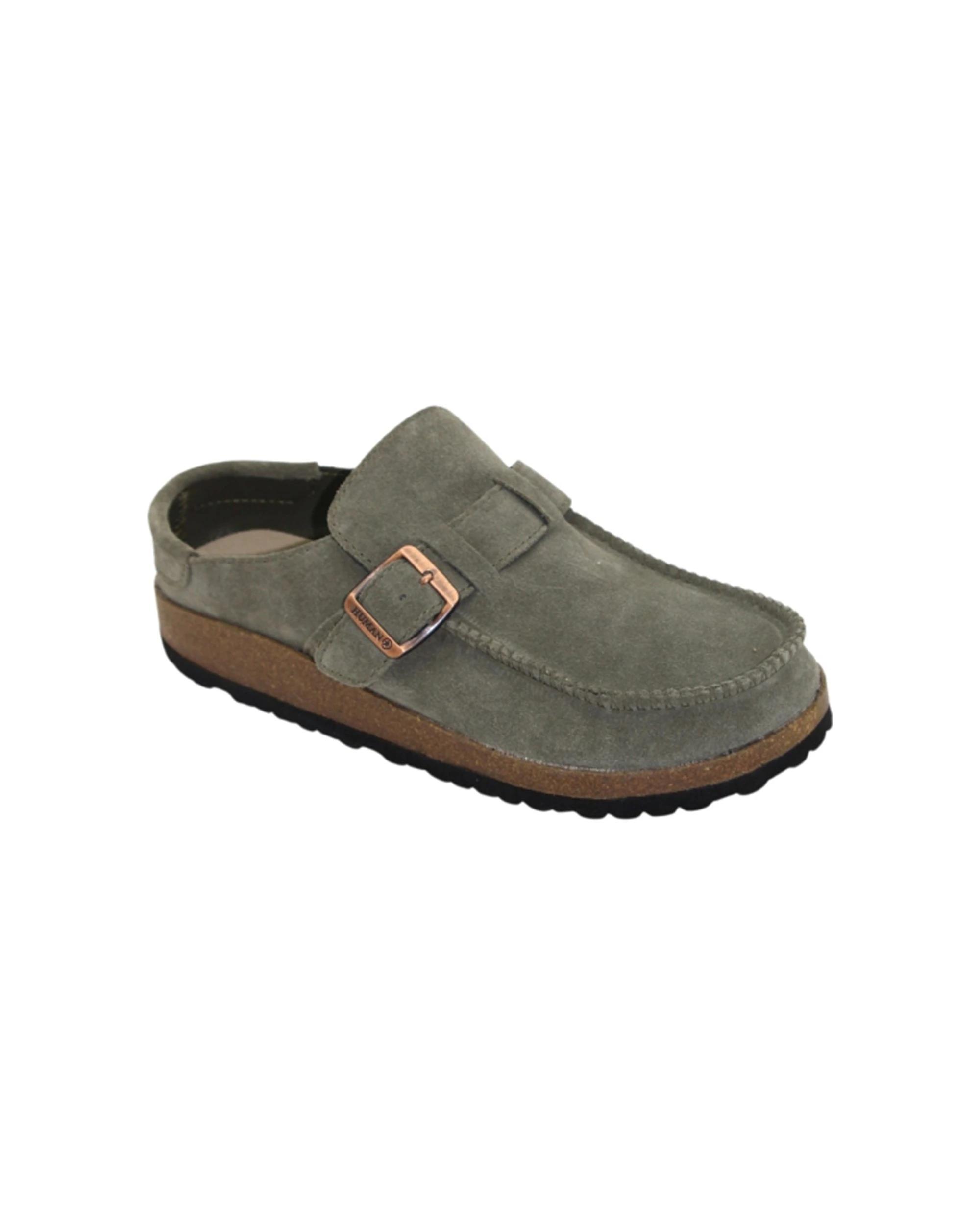 Human Shoes Winnie Women's Moccasin Slip-ons Moulded Sole Choc Suede ...