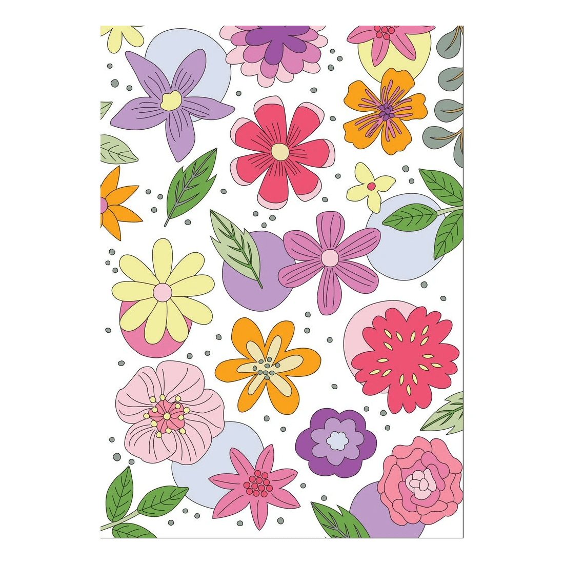 Studymate A4 Colouring Book Flowers - Kmart