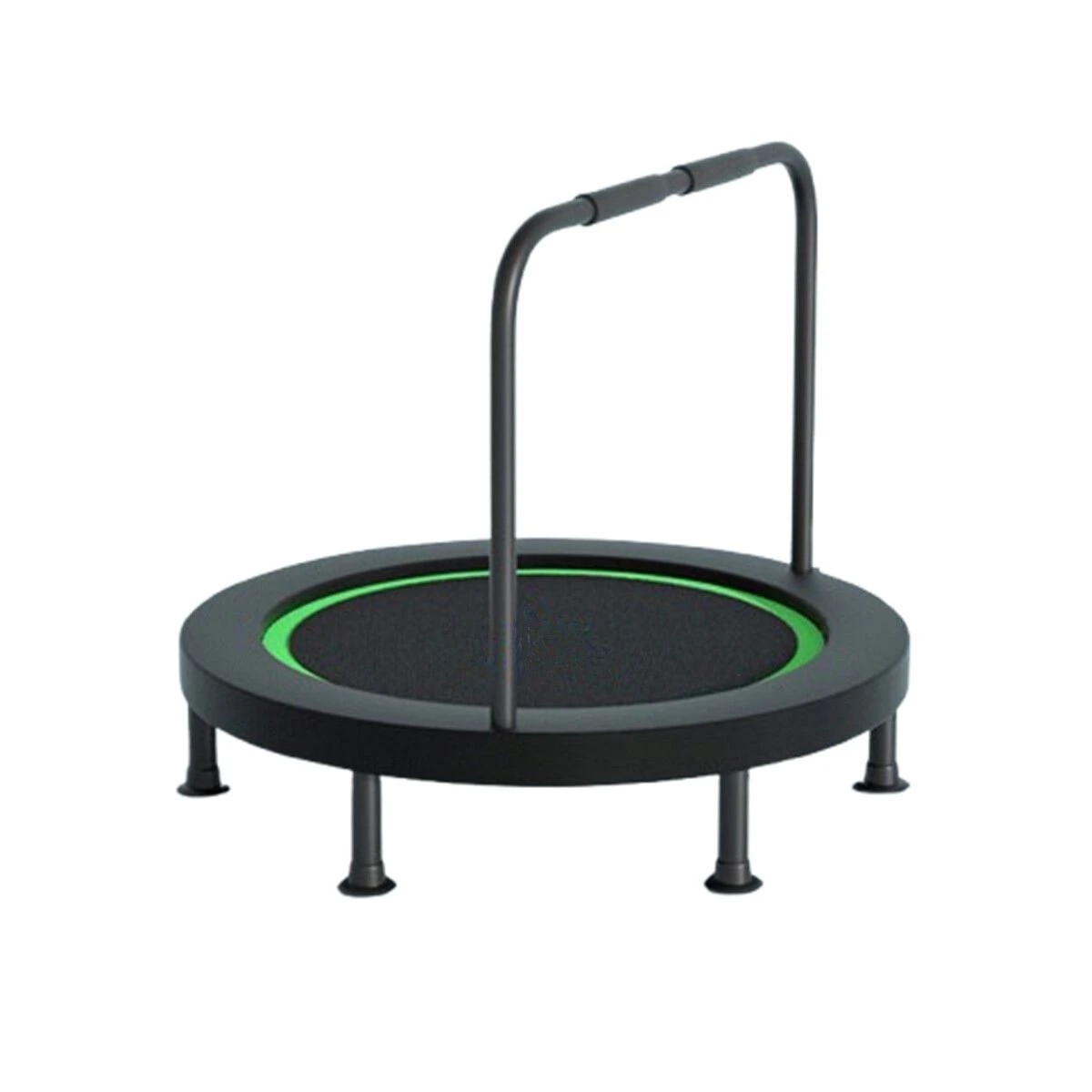 Ausway 40 Inch Folding Trampoline with U-shaped handrail Green - Kmart