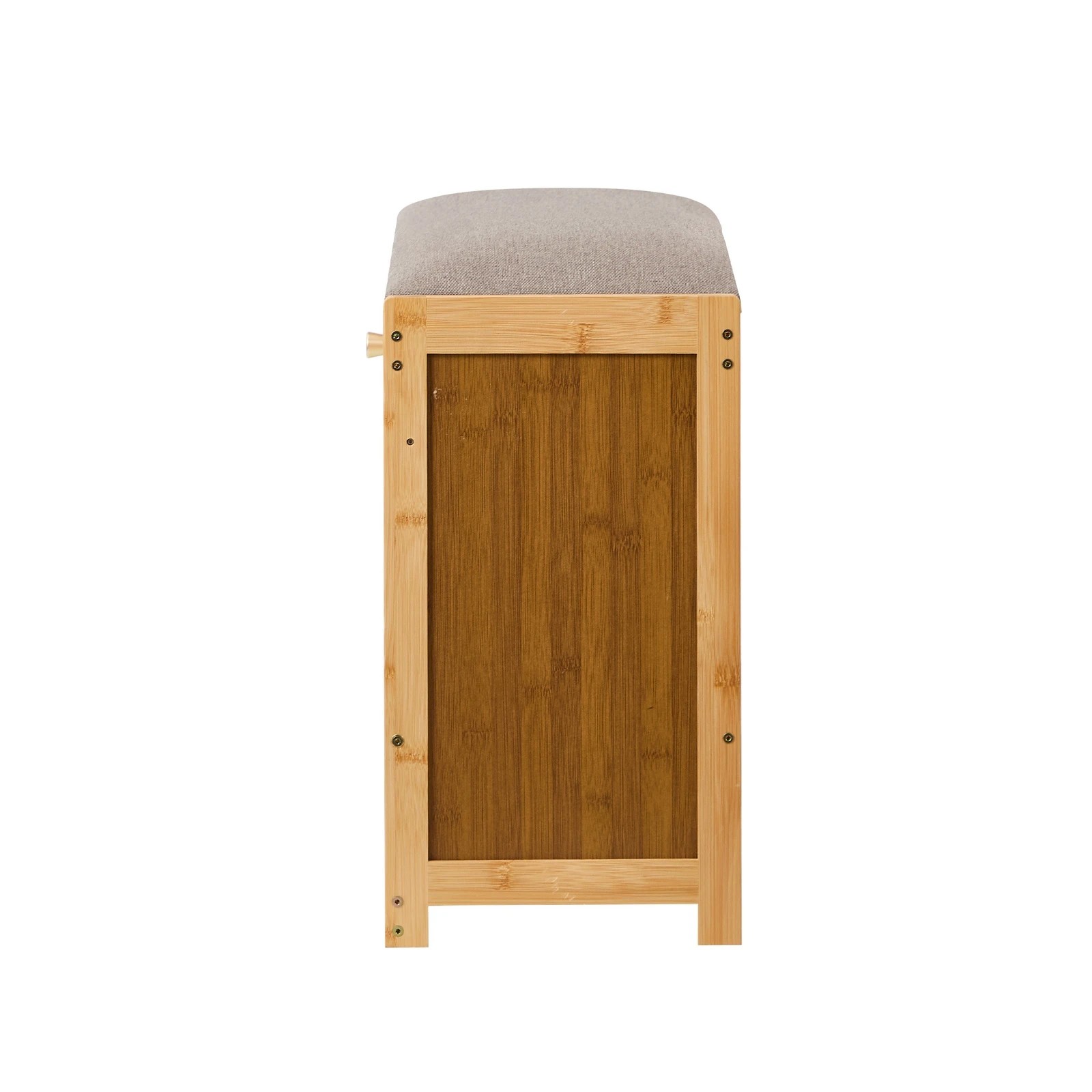 Oikiture Shoe Storage Bench Bamboo 2 in 1 Organiser Shelf with Seat ...