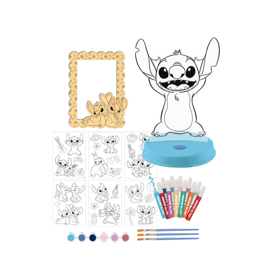 Disney Stitch Paint and Play Room Decor Set - Multi - Kmart