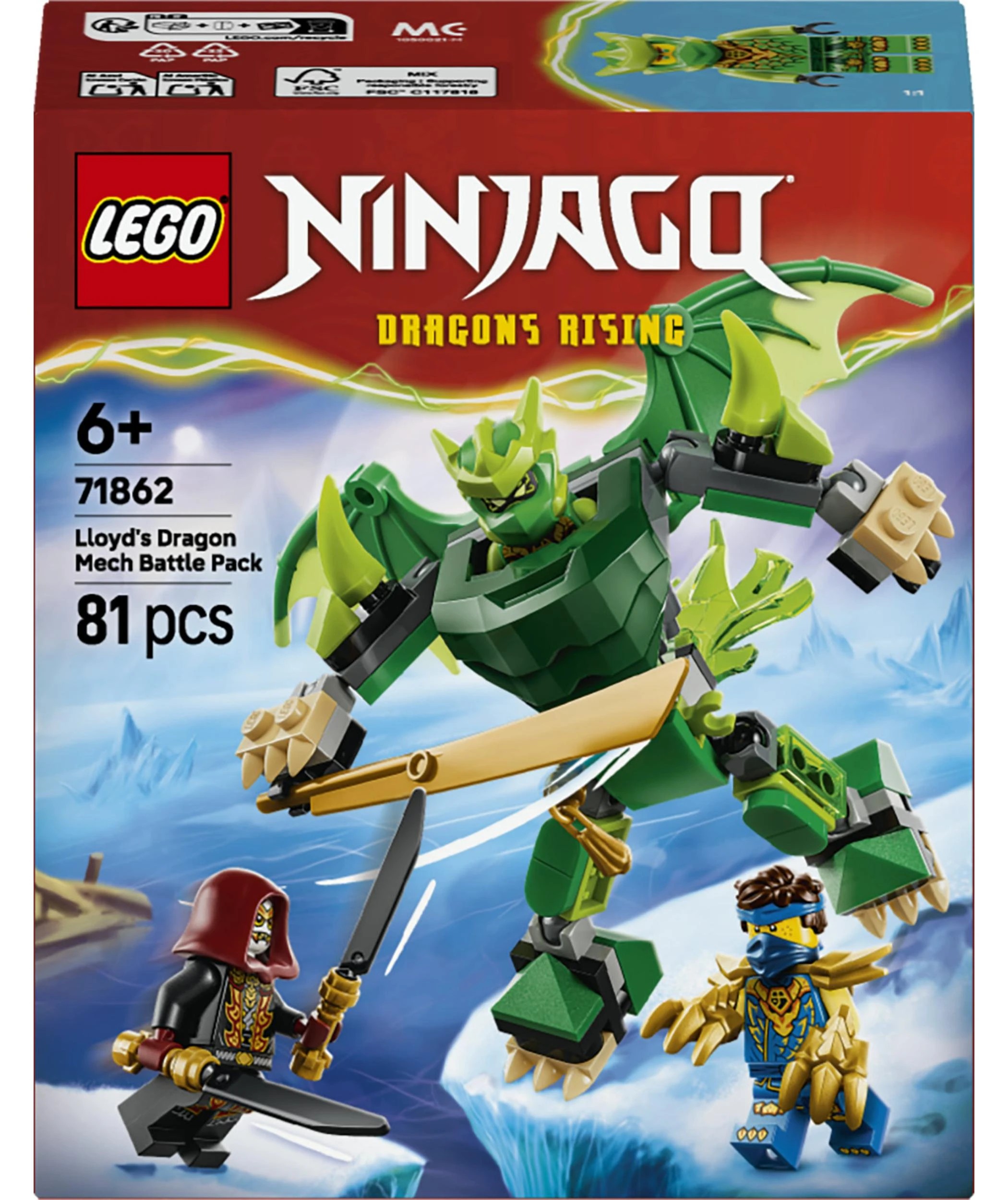LEGO Ninjago Lloyd's Dragon Mech Battle Pack 71862 - Kmart