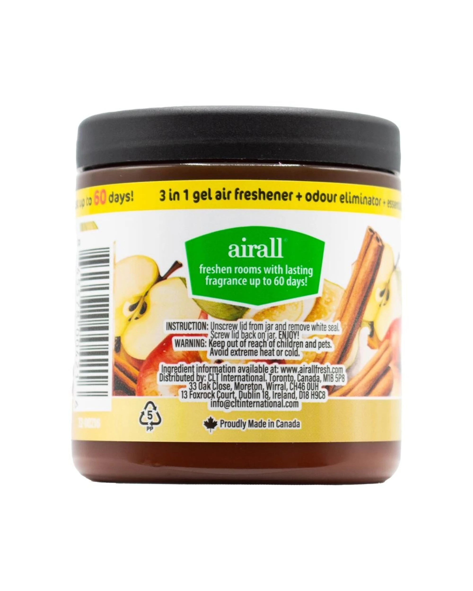 AIRALL 6PK 3in1 Air Freshener With Essential Oils Apple Cinnamon ...