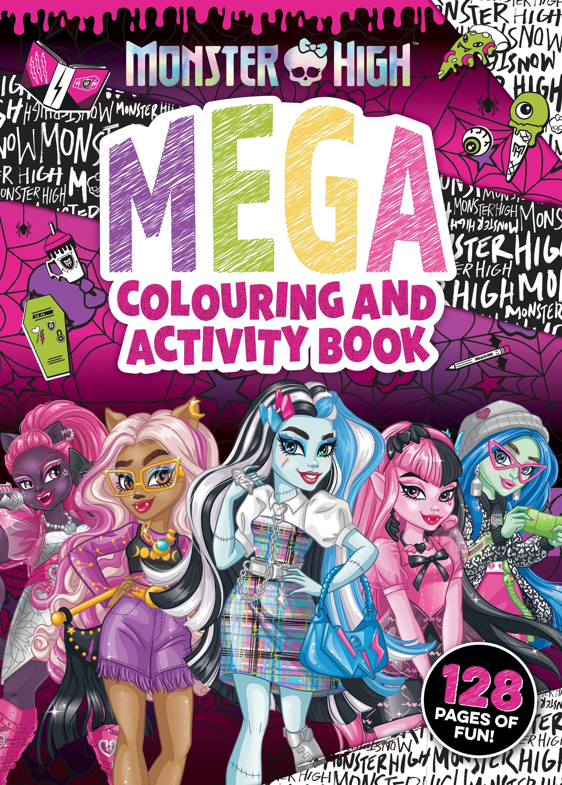Monster High: Mega Colouring and Activity Book - Kmart