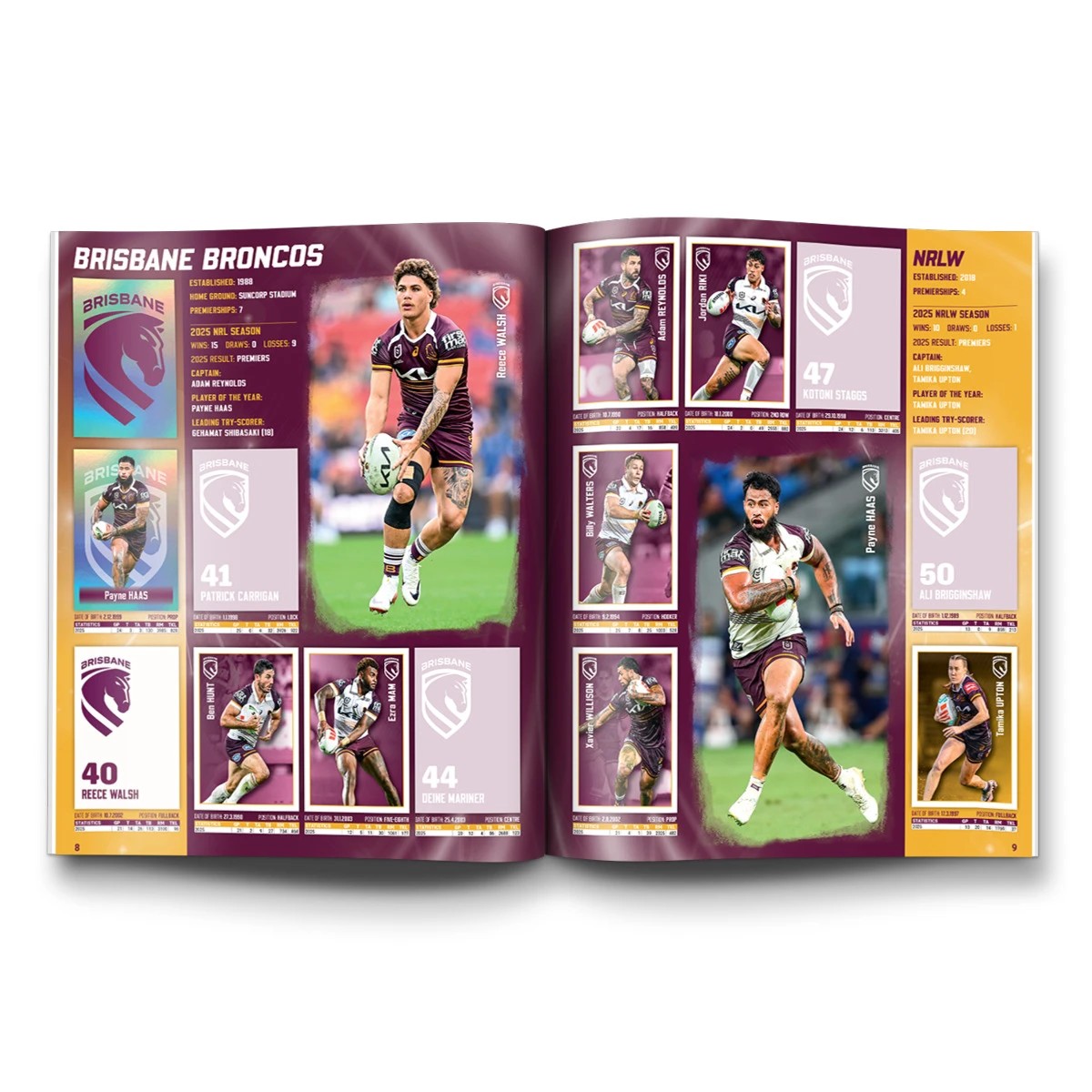 2026 Official NRL Footy Stickers Book Bundle - Assorted - Kmart