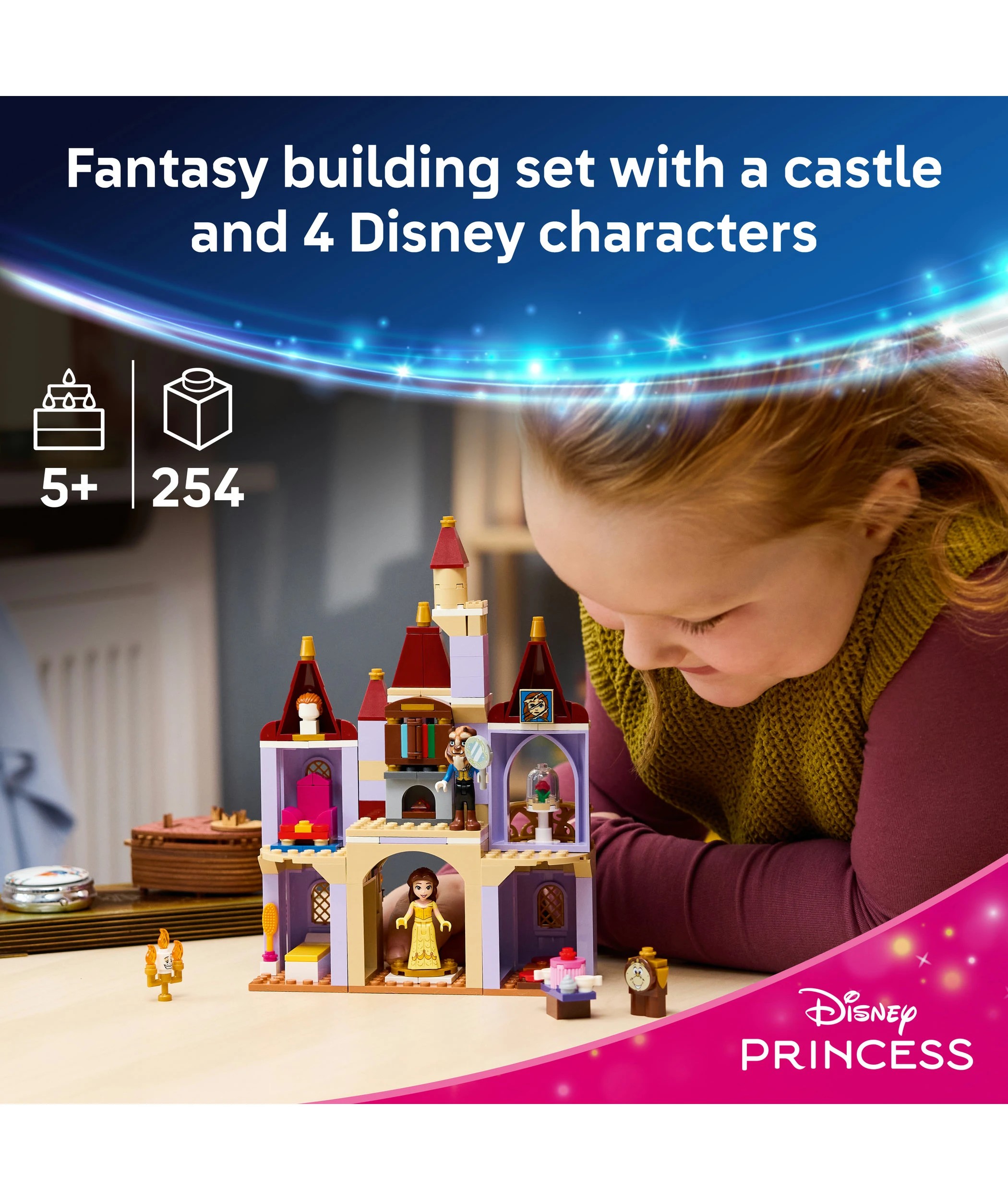 LEGO Disney Princess Belle & the Beast's Enchanted Castle 43289 - Kmart