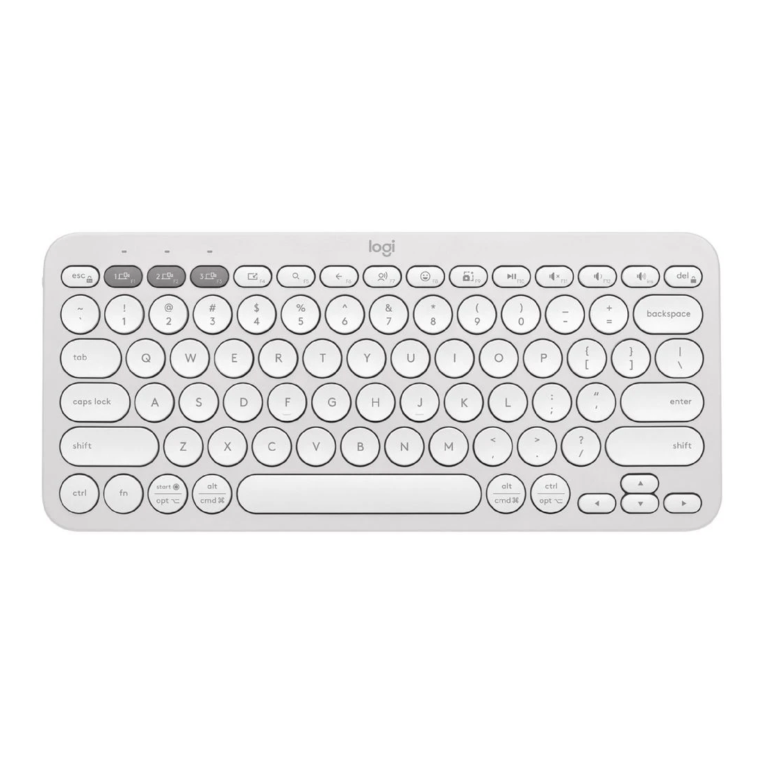 Logitech K380s Pebble 2 Keys Wireless Keyboard White - Kmart