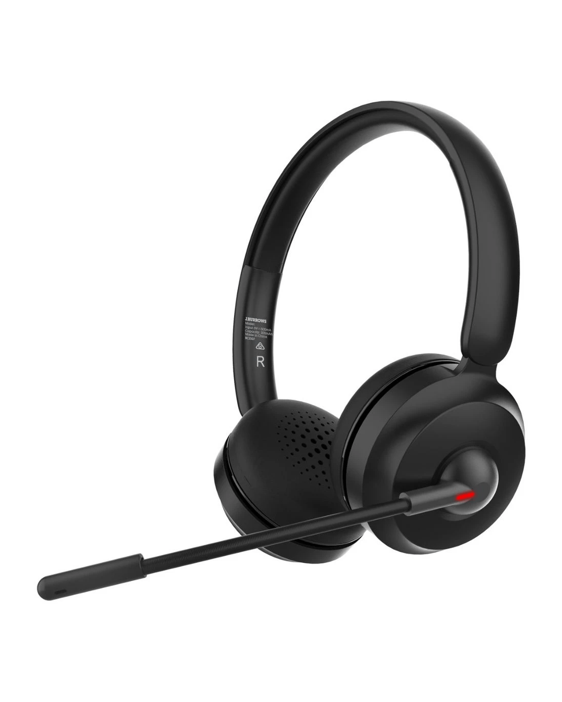 J.Burrows Wireless PC Headset Black - Kmart