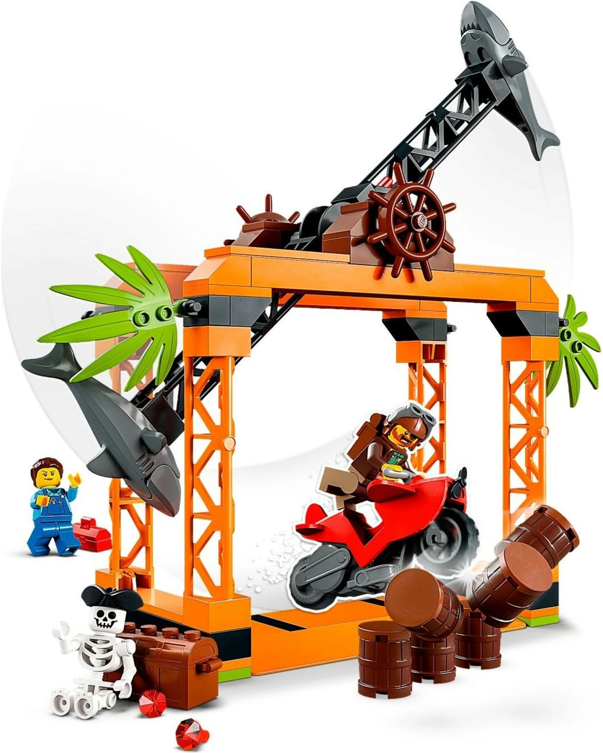 LEGO City 60342 The Shark Attack Stunt Challenge - Kmart