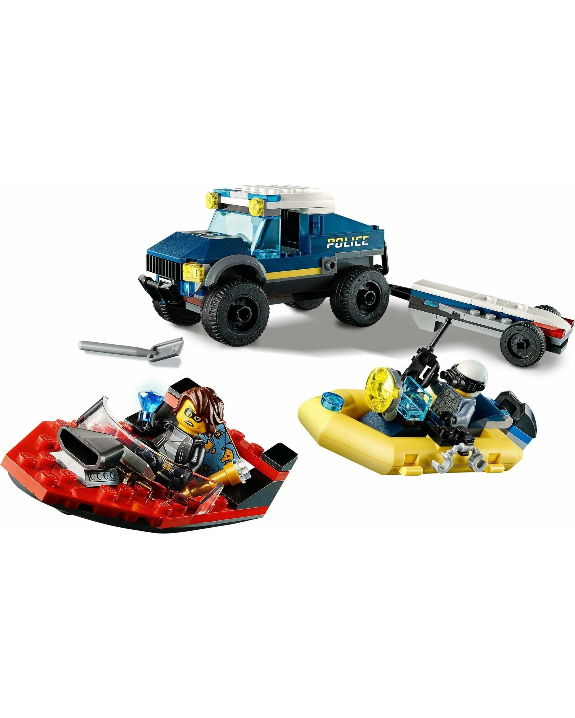 LEGO 60272 Police Boat Transport: Duke DeTain vs. Clara the Criminal ...