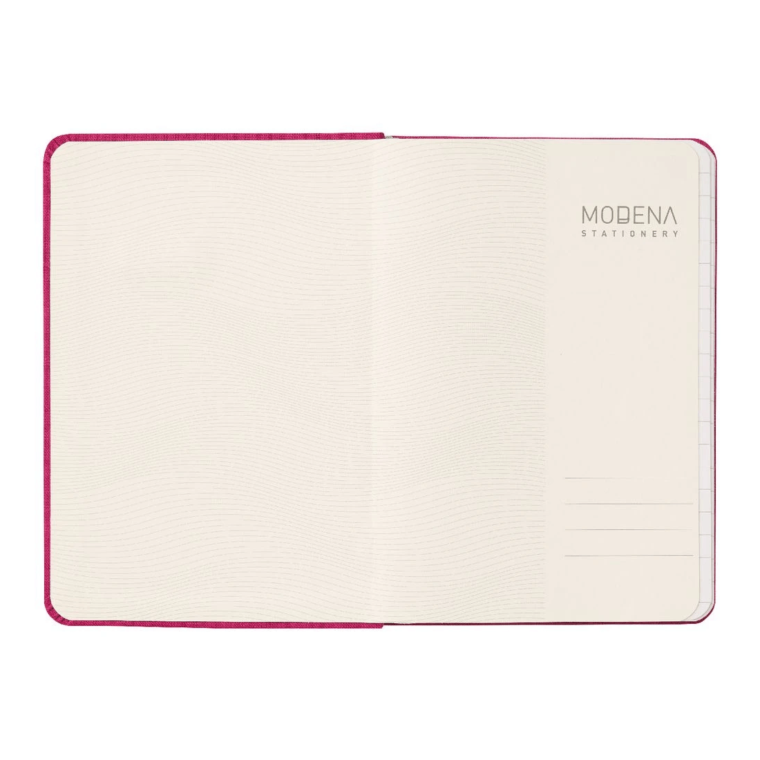 Modena A6 Linen Ruled Notebook Orchid - Kmart