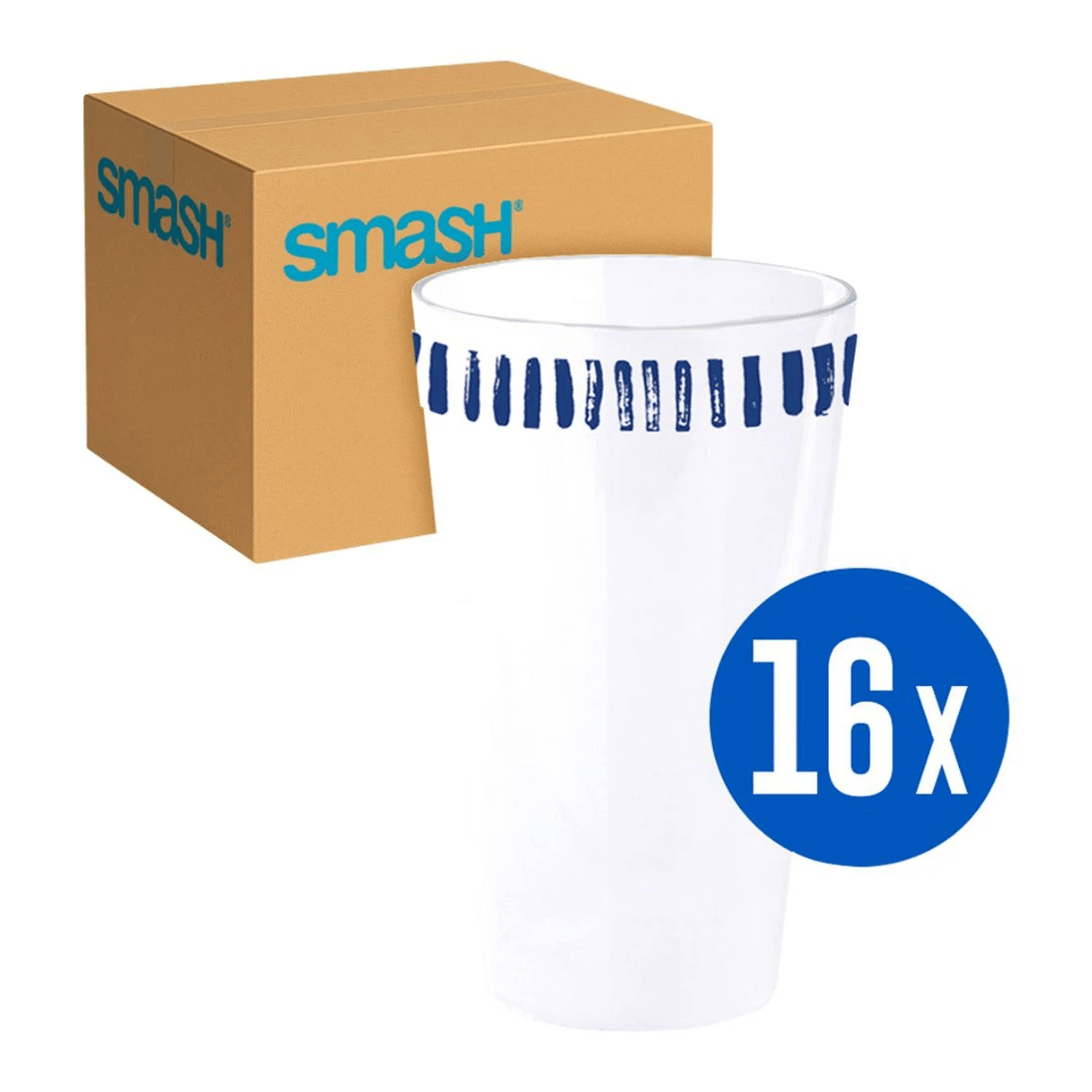 Smash Melamine Reusable Tumbler Nautical 350mL 16 Pack - Kmart