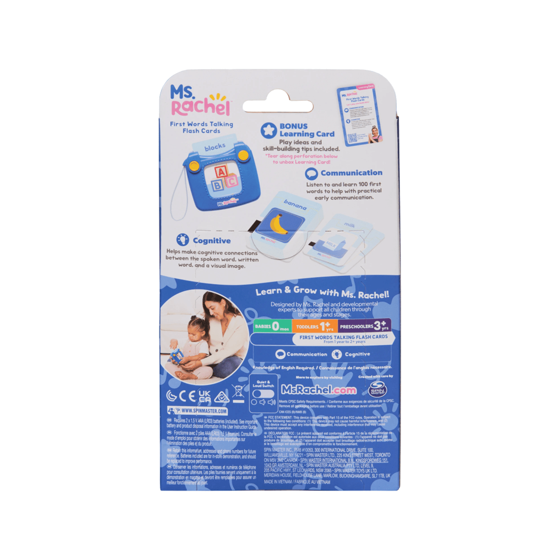 Ms Rachel - First Words Talking Flash Cards - Interactive - Kmart