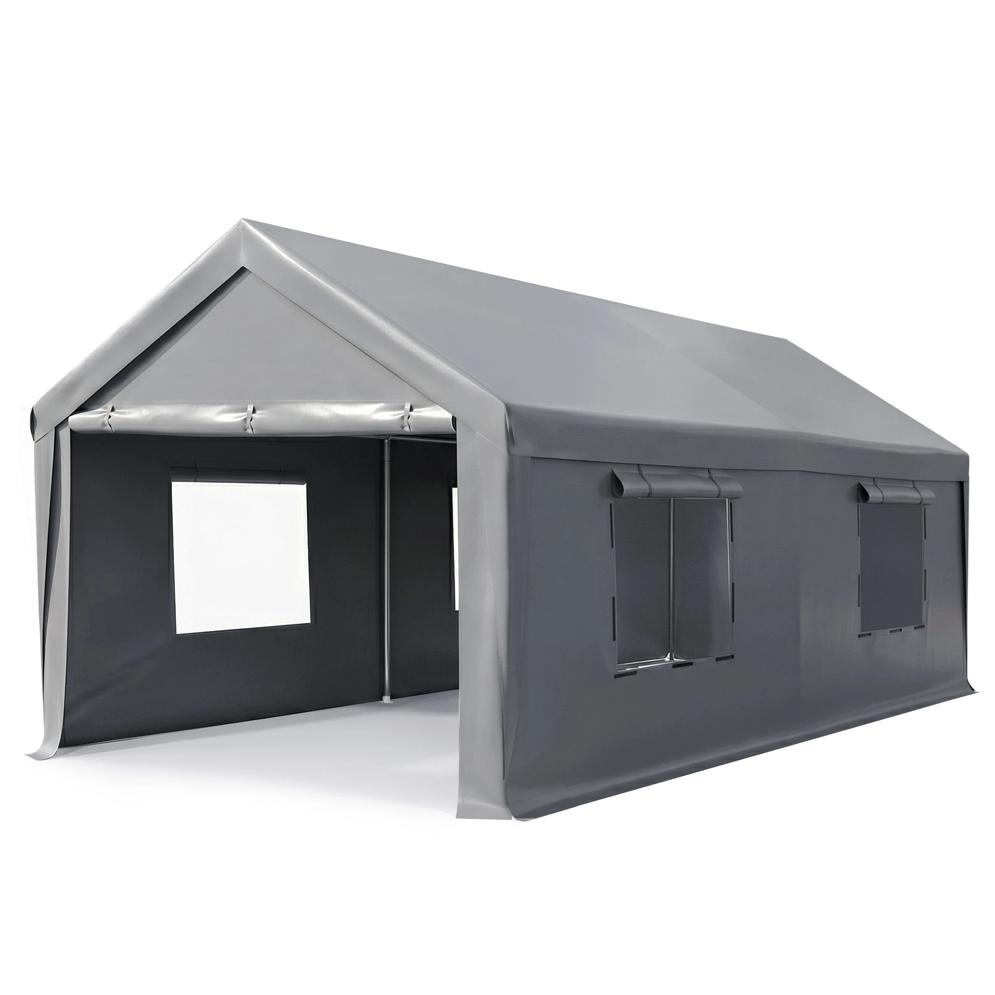 Instahut 3x6m Carports Canopy Tent Portable Garage Outdoor Steel ...