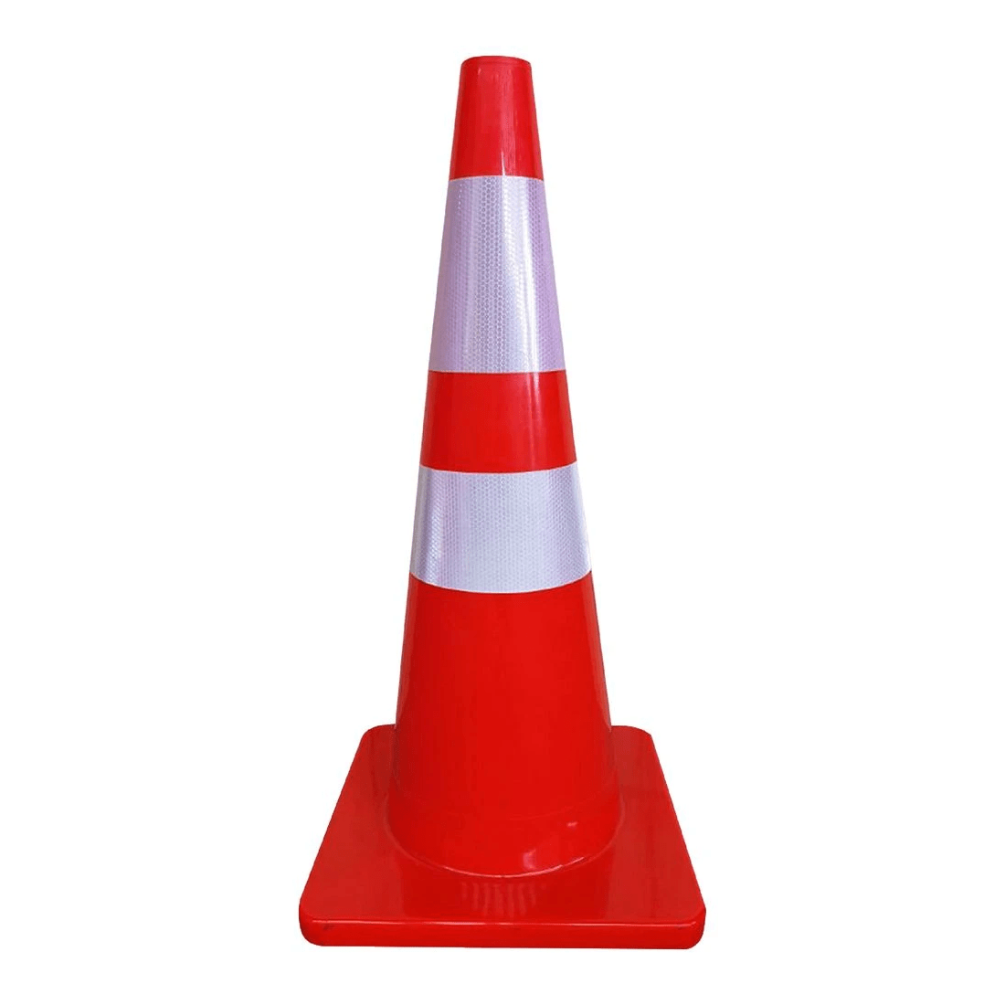 Hi-Vis Traffic Cone with Reflective Band 700mm - Kmart