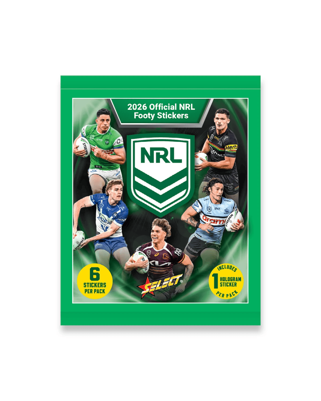2026 Official NRL Footy Stickers Book Bundle - Assorted - Kmart