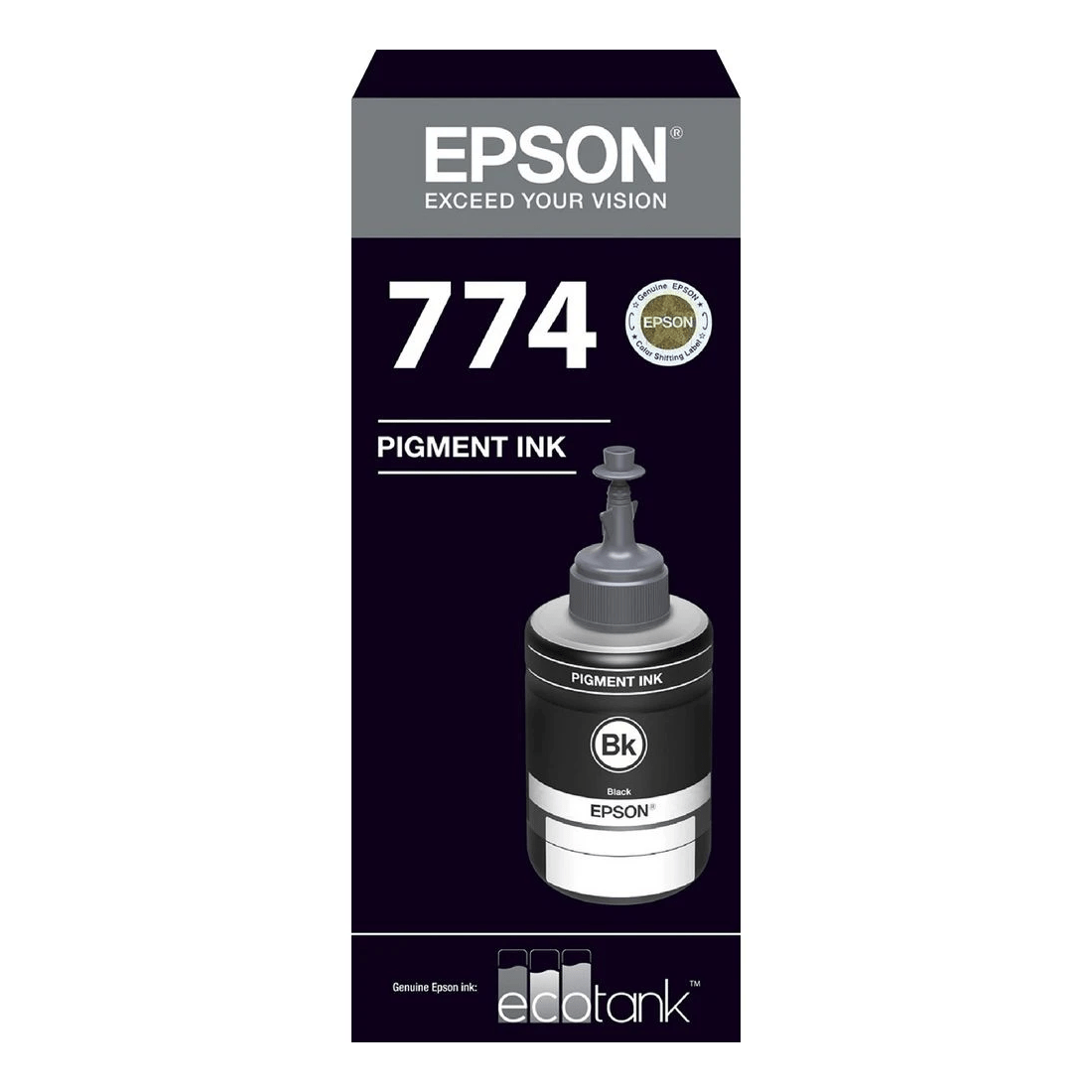 Epson T774 EcoTank Ink Bottle Black - Kmart