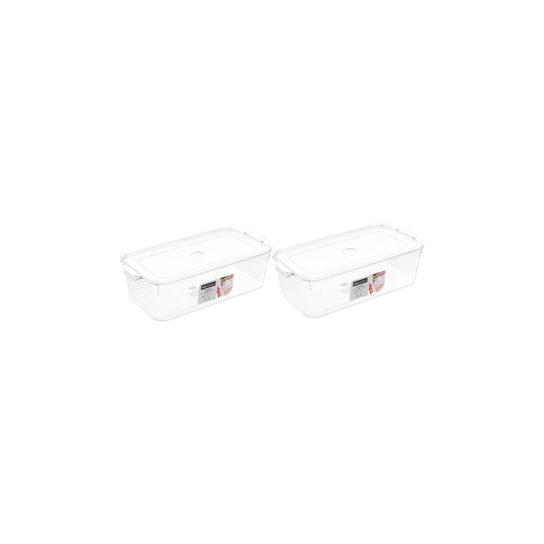 Boxsweden Crystal 3.75 Litre Storage Container With Lid 2 Pack ...