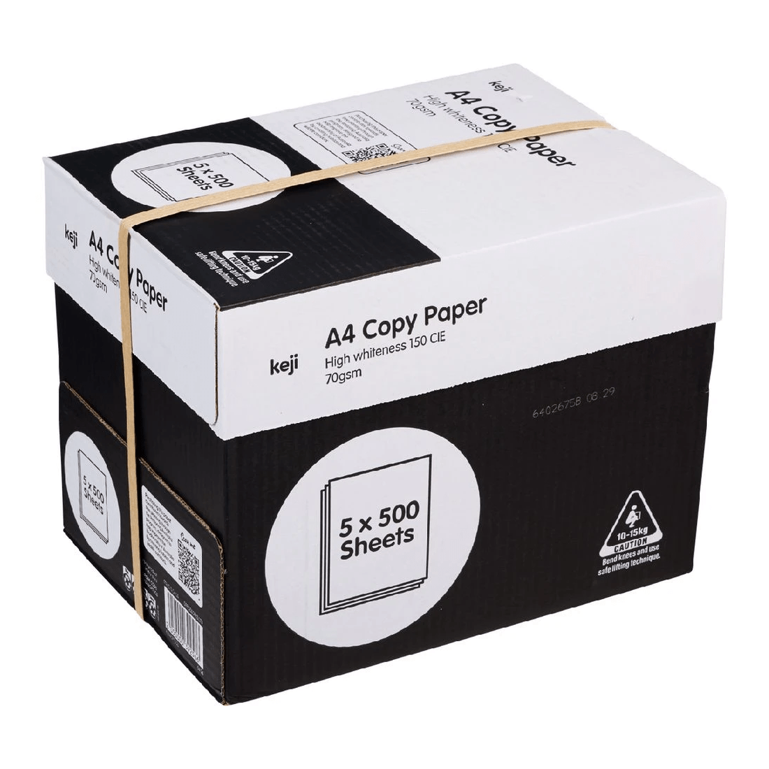Keji A4 Copy Paper 70GSM 5 Ream Carton - Kmart