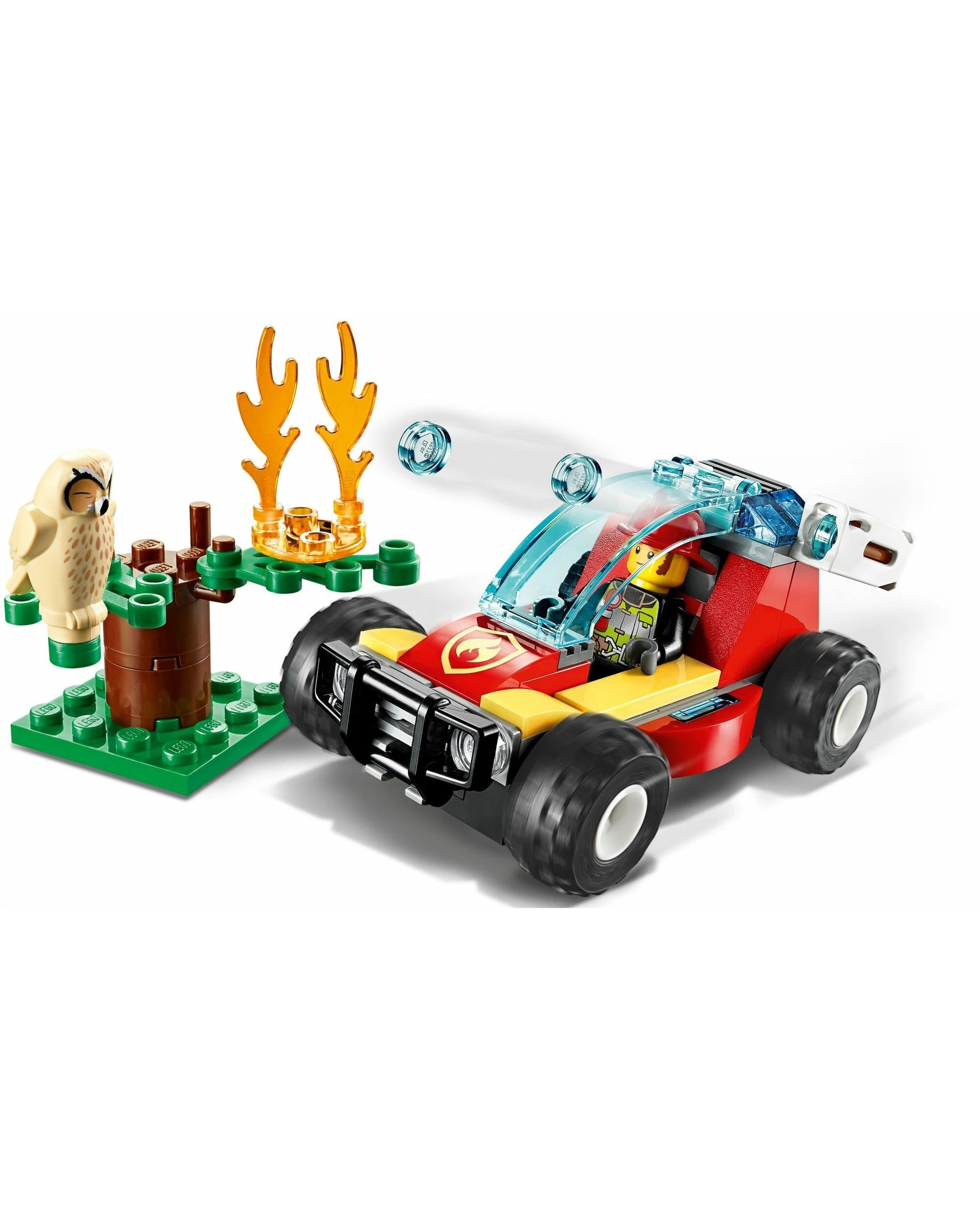 LEGO 60247 Forest Fire Rescue: Firefighter Buggy & Owl Save - Kmart