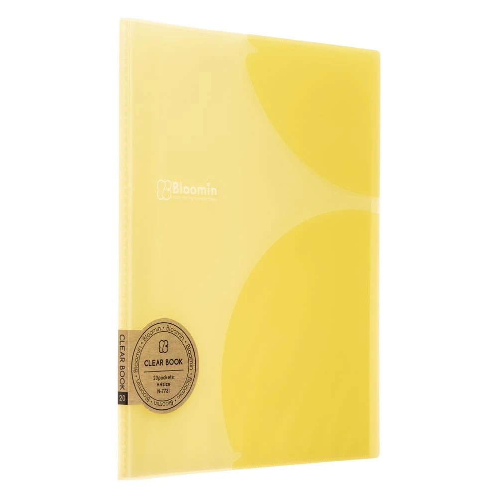 Bloomin Display Book 20 Pocket Yellow - Kmart
