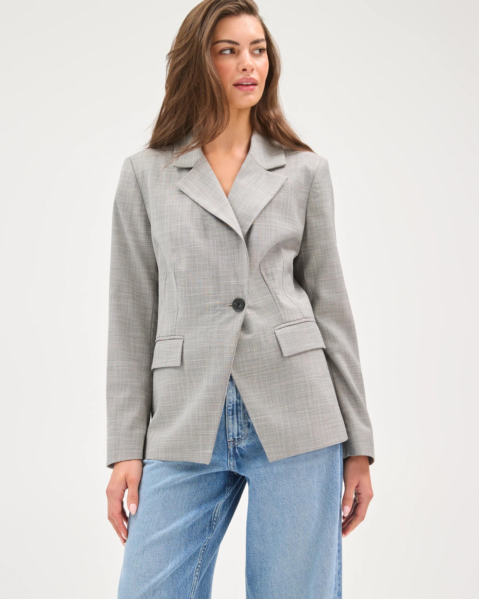 Target Petites Petites Cinched Waist Blazer - Kmart