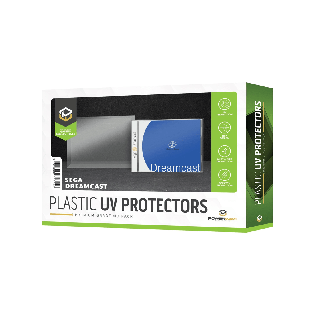 Powerwave Sega Dreamcast Cartridge Box 0.5mm Plastic UV Protector 10 ...