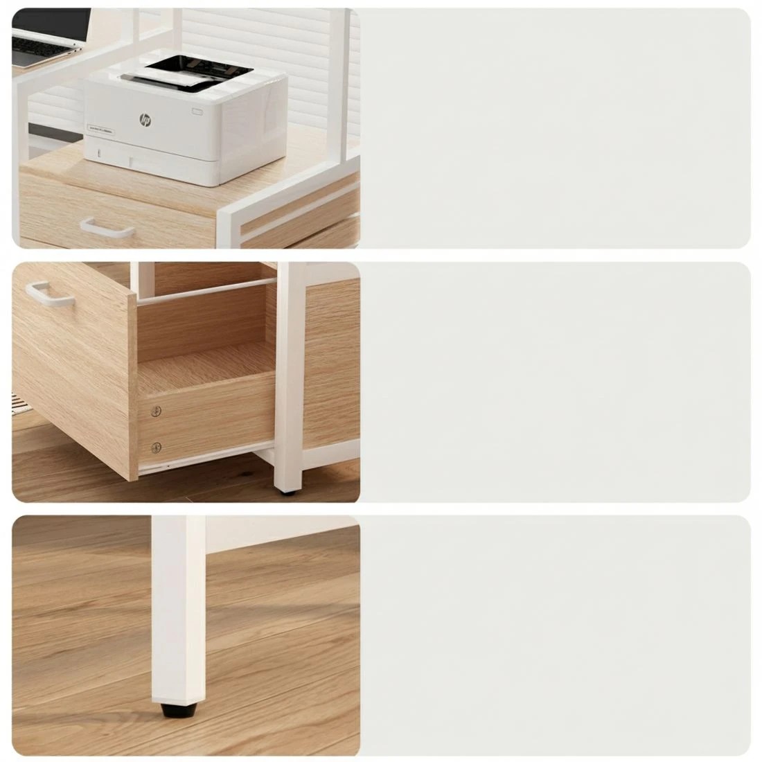 Artiss Computer Desk Home Office Study Table Desks w/Drawers Open Shelf ...