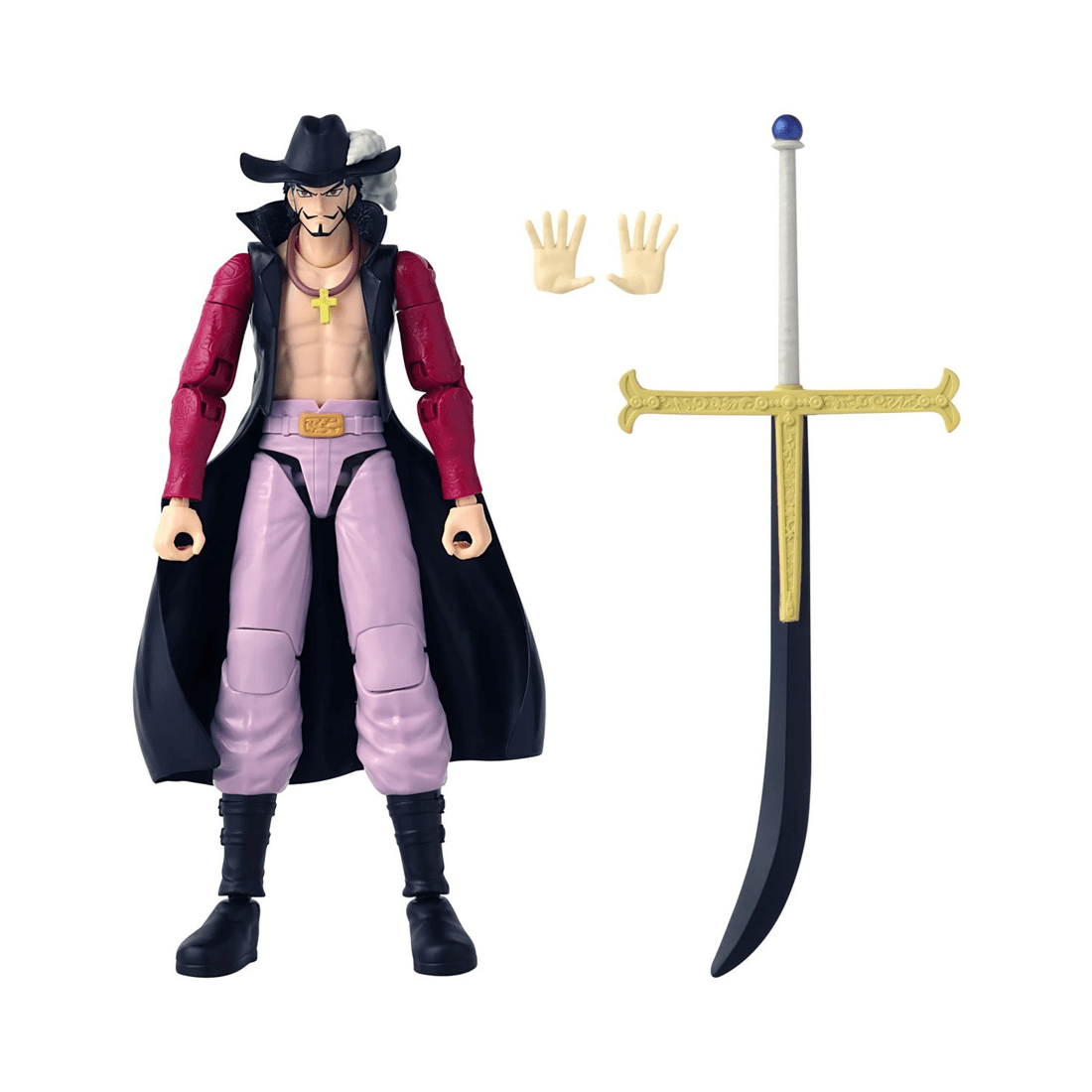 Bandai Anime Heroes One Piece Dracule Mihawk Figure - Kmart