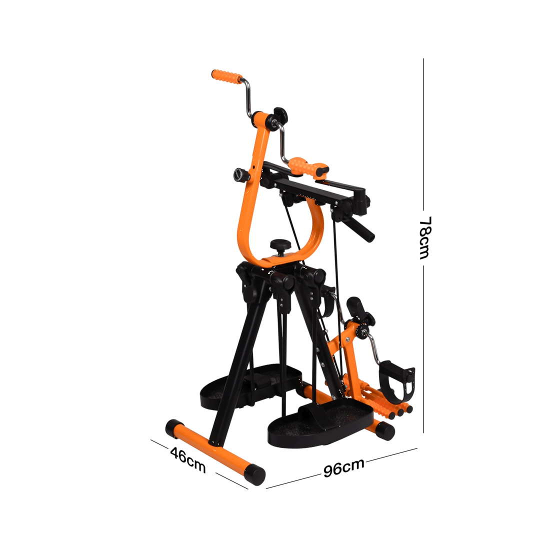Air Walker Exercise Machine with Adjustable Handles & Digital Counter ...