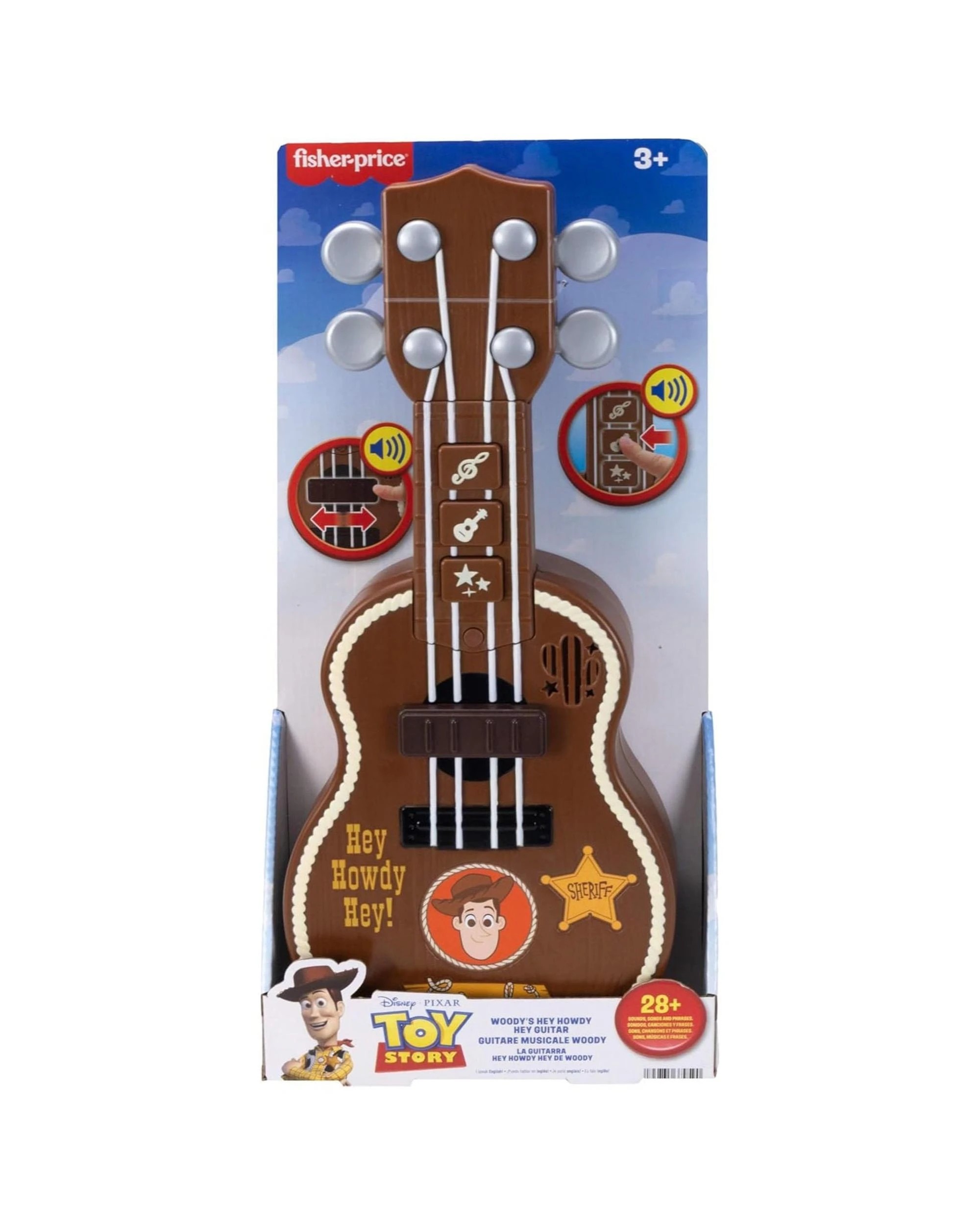 Fisher-Price Disney Pixar Toy Story Woody's Hey Howdy Hey Guitar - Kmart