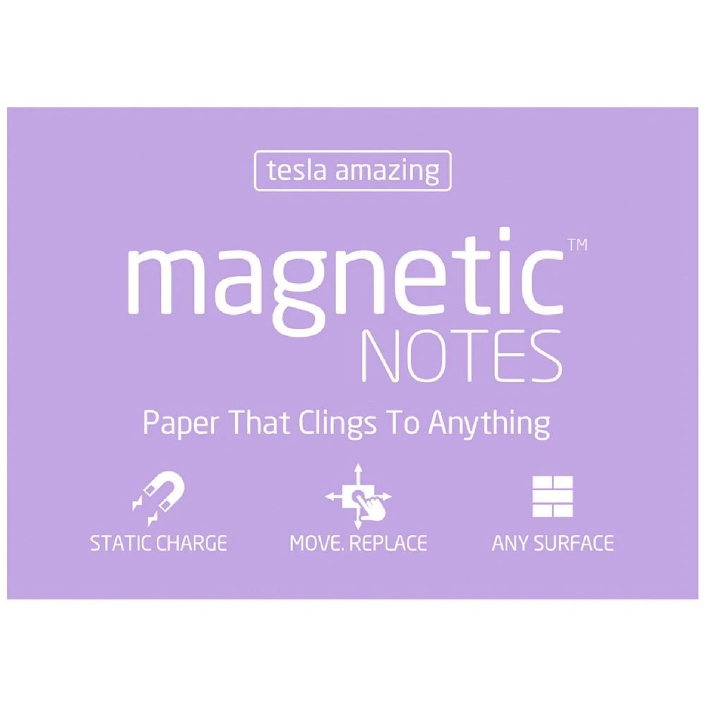 Tesla Amazing Magnetic Notes 100 x 70mm Pearl - Kmart