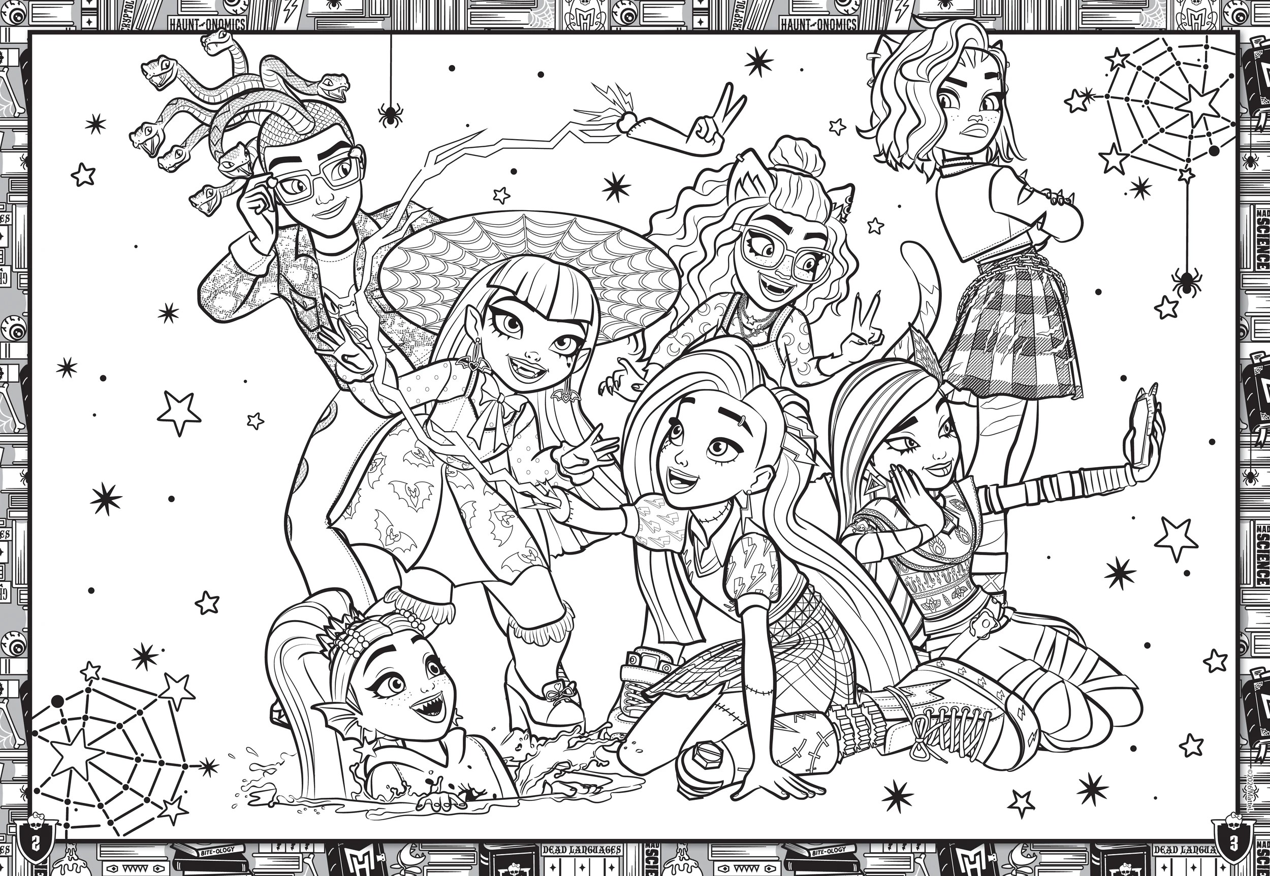 Monster High: Mega Colouring and Activity Book - Kmart