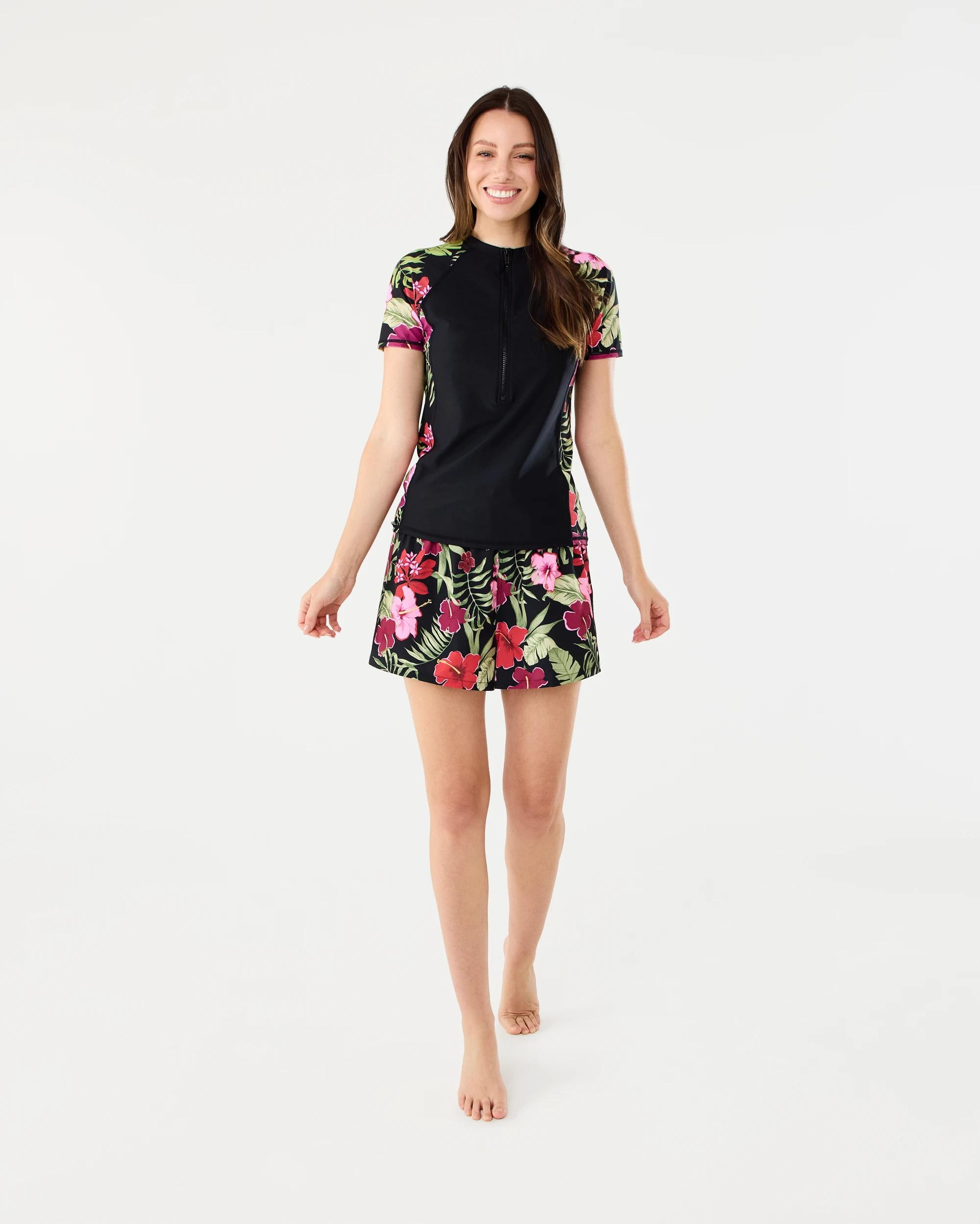 Short Sleeve Rash Vest - Kmart