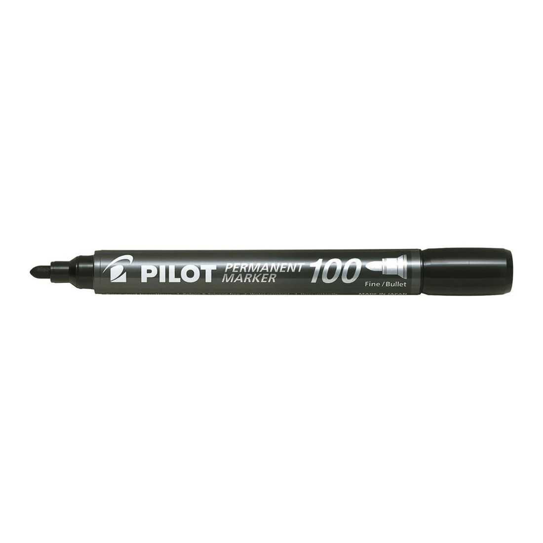 PILOT SCA-100 Permanent Marker Bullet 1.0mm Black - Kmart